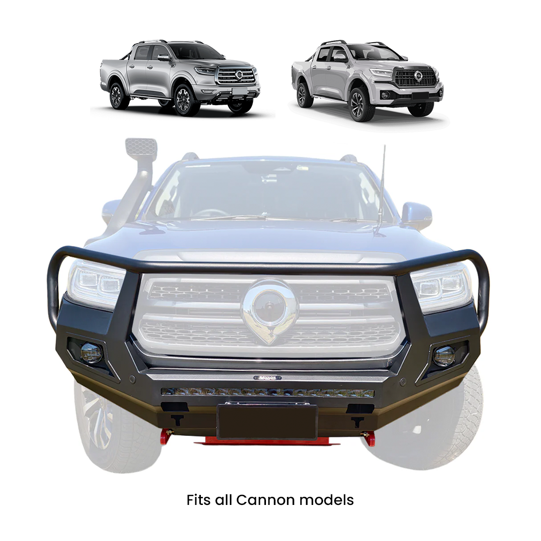 GWM CANNON BEAST HOOPED BULL BAR 2020-2026 FITS ALL MODELS 2.0L/2.4L ...