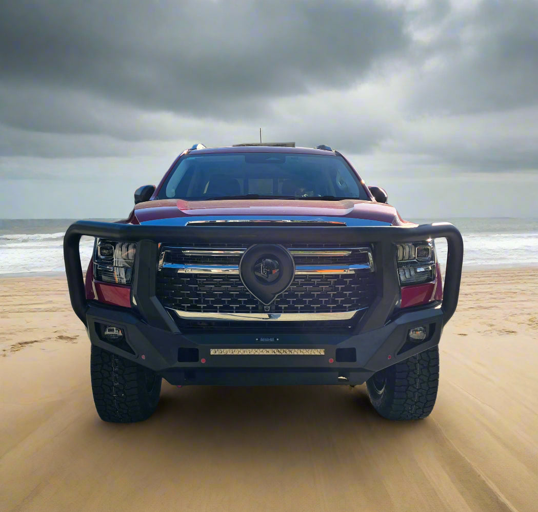 GWM ALPHA RAMPAGE HOOPED BULLBAR – Savage Tech Australia