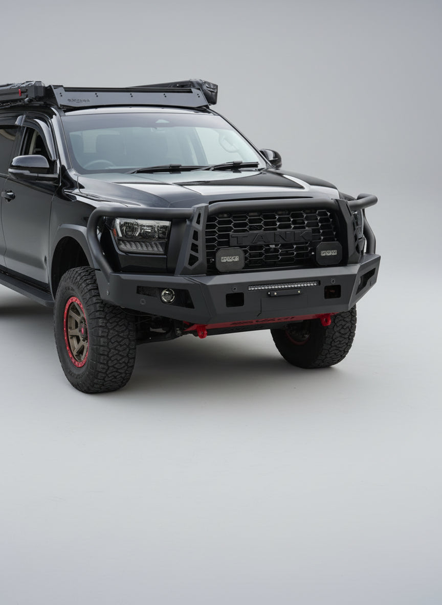 GWM TANK 500 ARMOUR FORGED BULLBAR (HOOPED) – Savage Tech Australia