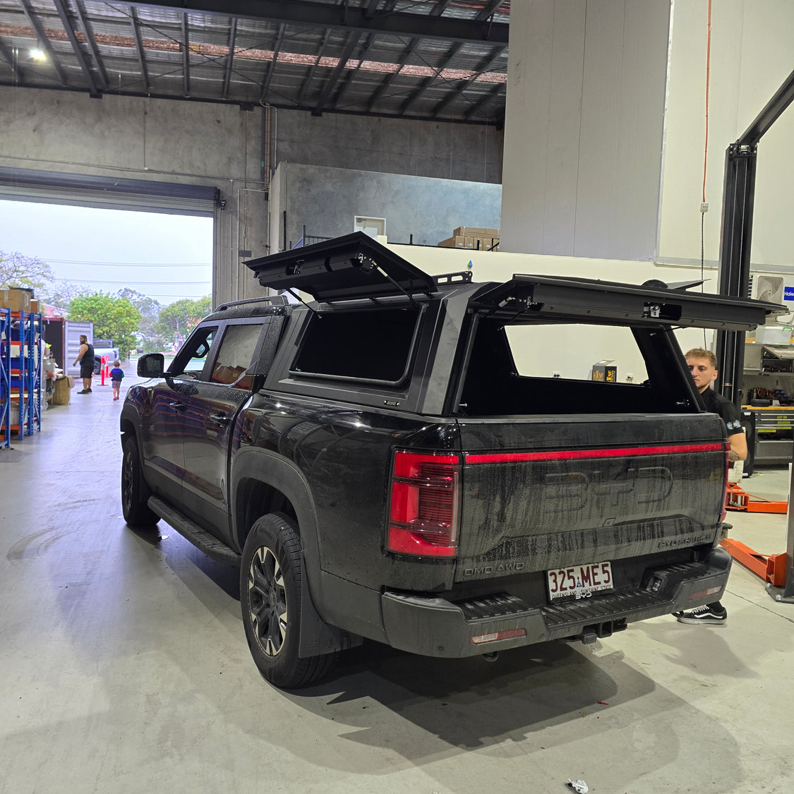 BYD SHARK 6 FLAT PACK ALLOY/ ALUMINIUM CANOPY WITH CENTRAL LOCKING ...